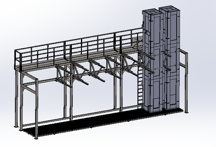 Rack à vérins-Capture